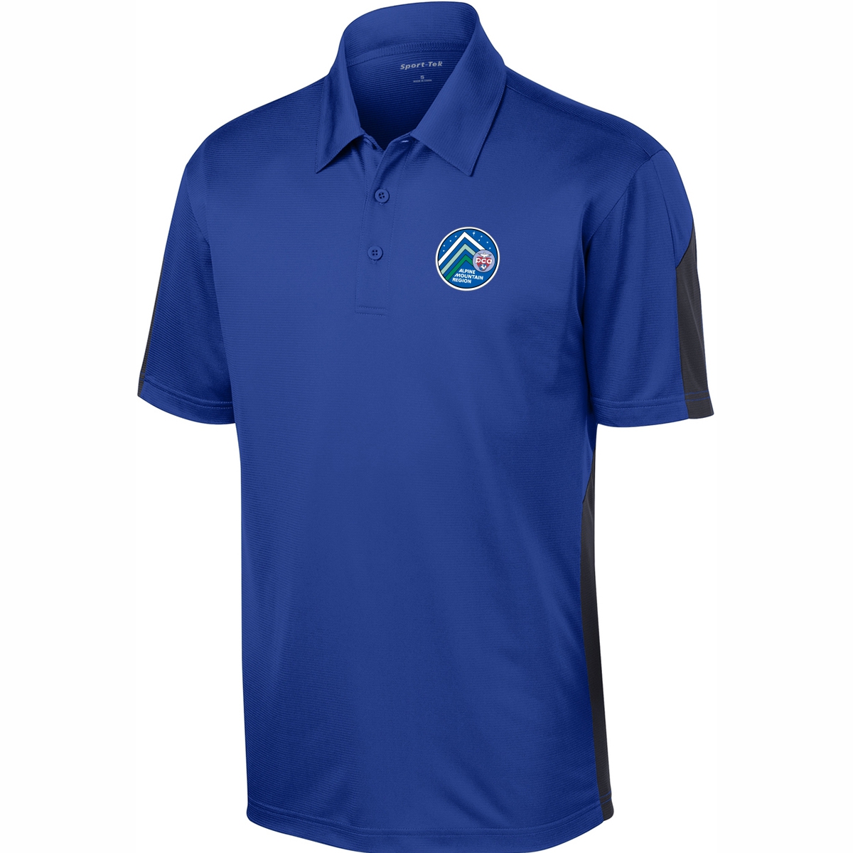 Alpine Mountain Logo - Sport-Tek Men's PosiCharge Active Textured ...